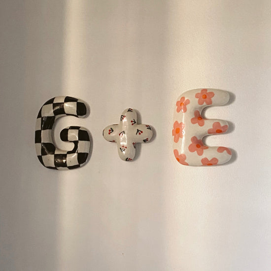 Custom Ceramic Wall Letters – Posy Ceramics