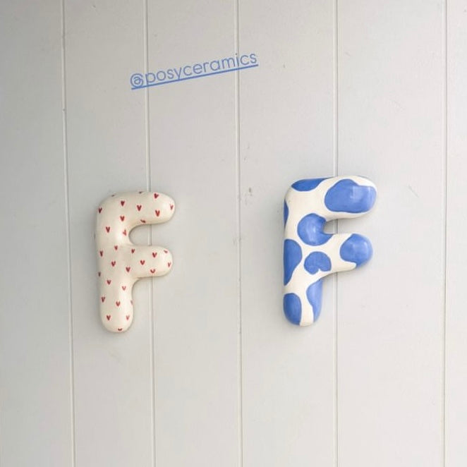 Custom Ceramic Wall Letters – Posy Ceramics